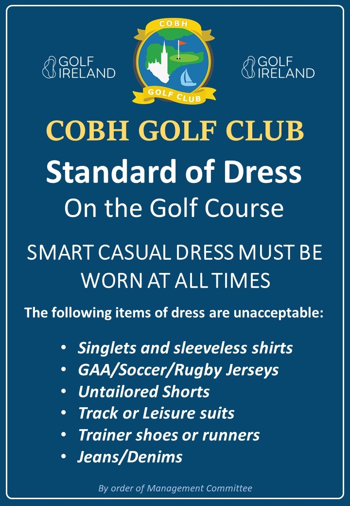 Green Fees - COBH GOLF CLUB